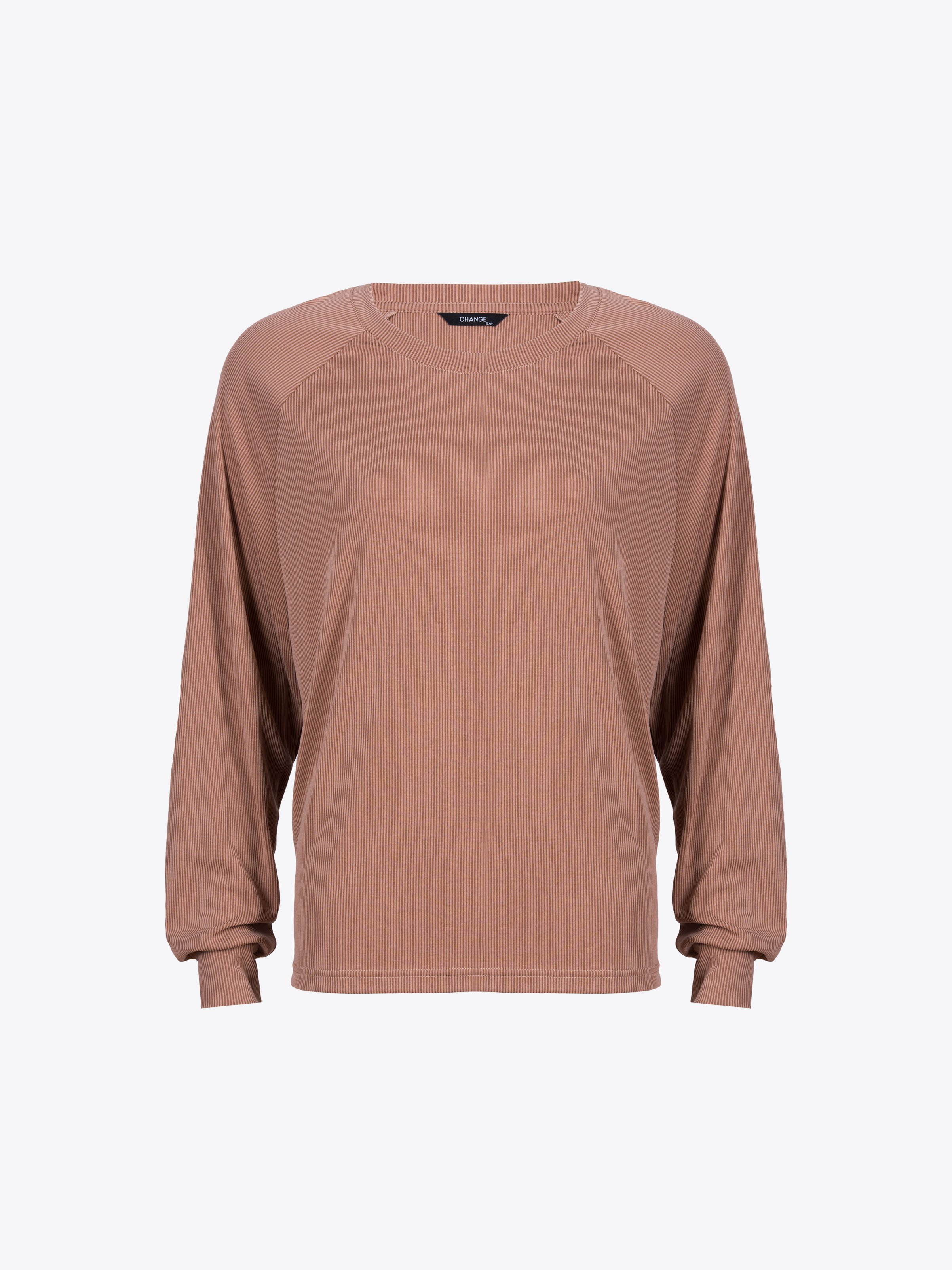 Melody Long Sleeve Sweatshirt - Praline - $10.35 - CHANGE Lingerie